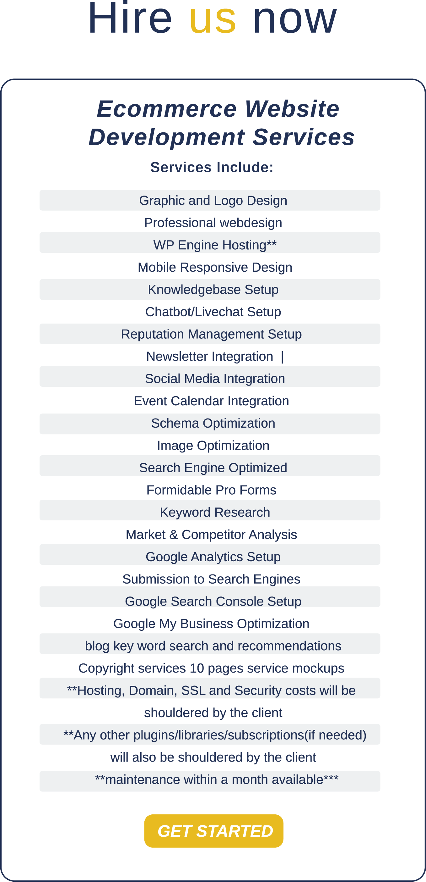 E-Commerce Web Development Services - Excell